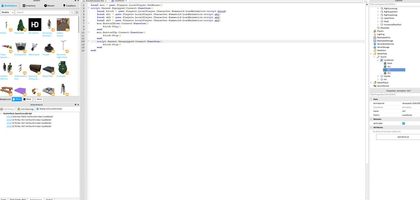 Underline wrong - Scripting Support - Developer Forum | Roblox