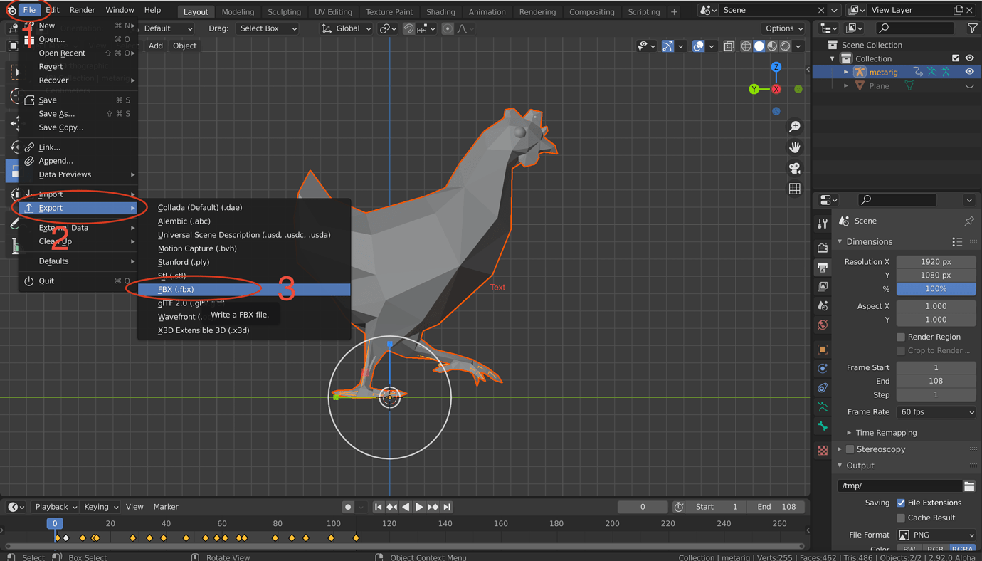 How To Import Blender Animations Using Skinned Meshes With Custom ...