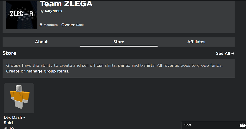 Group store doesn't show new clothing items put on sale - Website Bugs ...