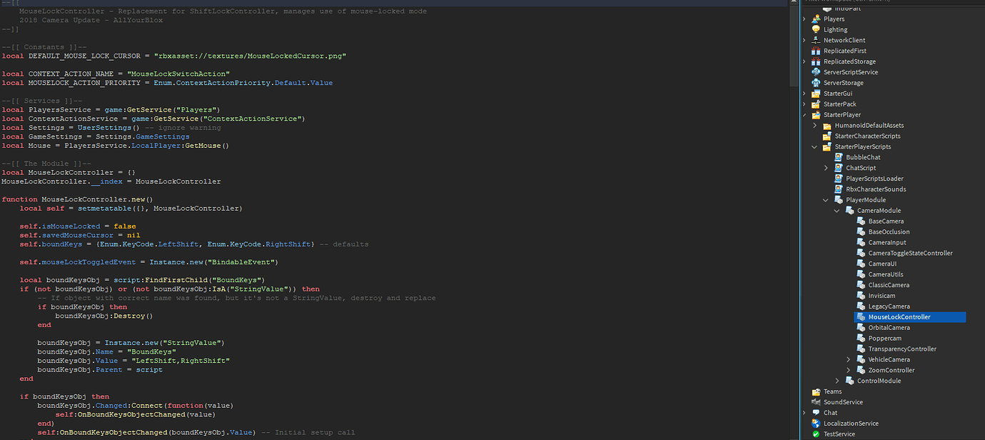 How to change shift lock cursor using a script - Scripting Support - Developer Forum | Roblox