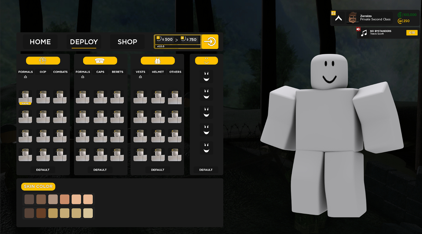 Fort Jackson Main Menu User Interface [2] - Creations Feedback ...
