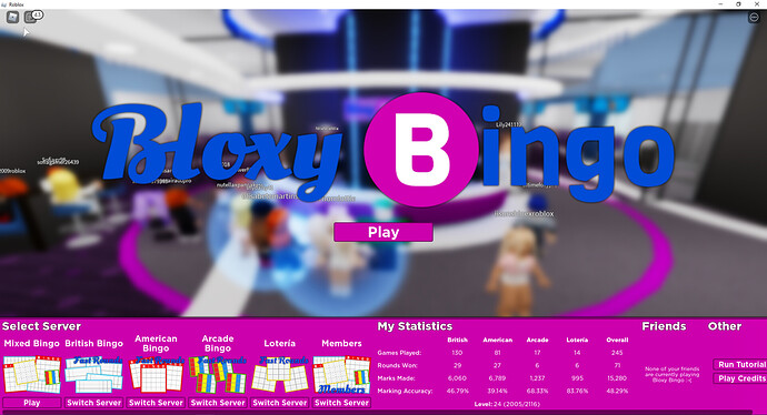 Bloxy Bingo - Player Manual (Navigating) - Bulletin Board - Developer ...