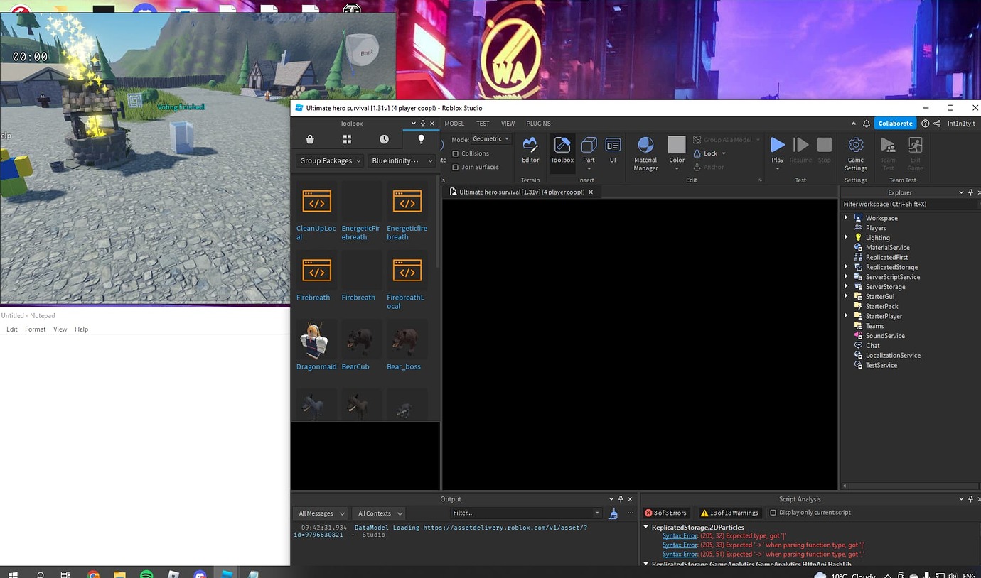 Windows incorrectly docking in Studio, malformed windows - Studio Bugs - Developer Forum | Roblox