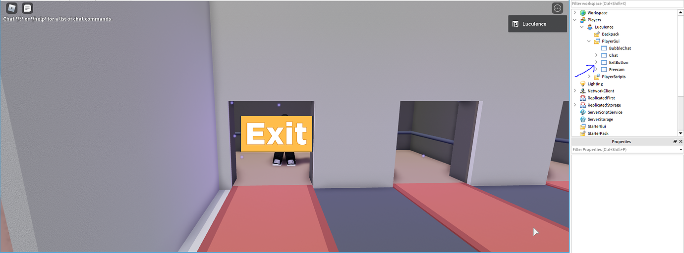 ExitButton GUI Problems - Scripting Support - Developer Forum | Roblox