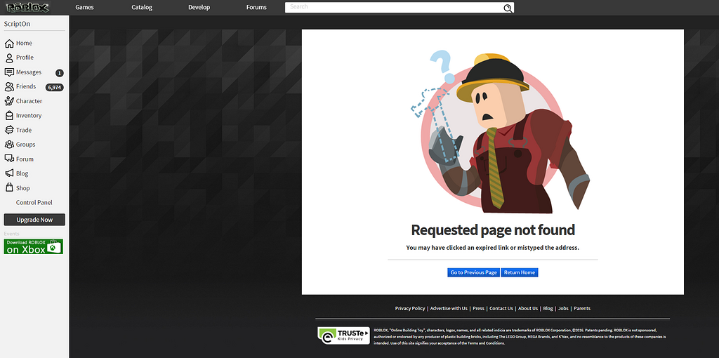 *Clicks Messages* - Website Bugs - Developer Forum | Roblox