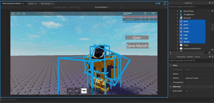Help with saving morphs/loadouts after death - Scripting Support ...