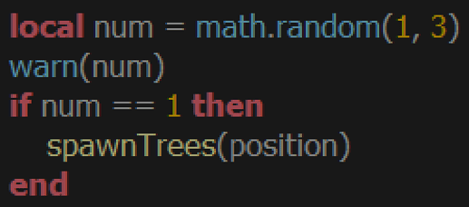Math.random() never picks random number - Scripting Support - Developer Forum | Roblox