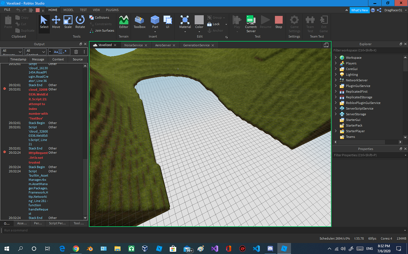 How can I prevent my terrain generator from making these holes? - Scripting Support - Developer ...