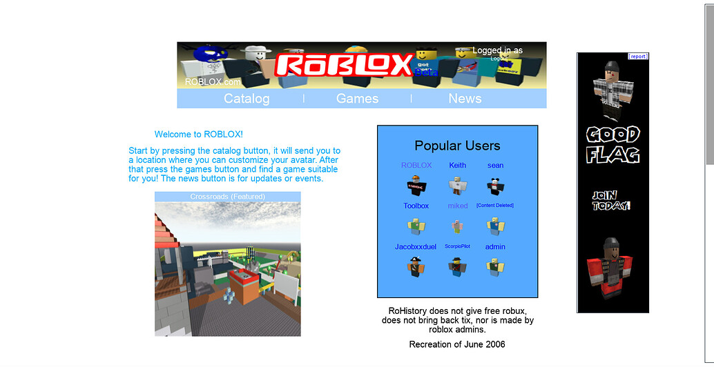 I made a remake of ROBLOX from June 2006 - Creations Feedback ...