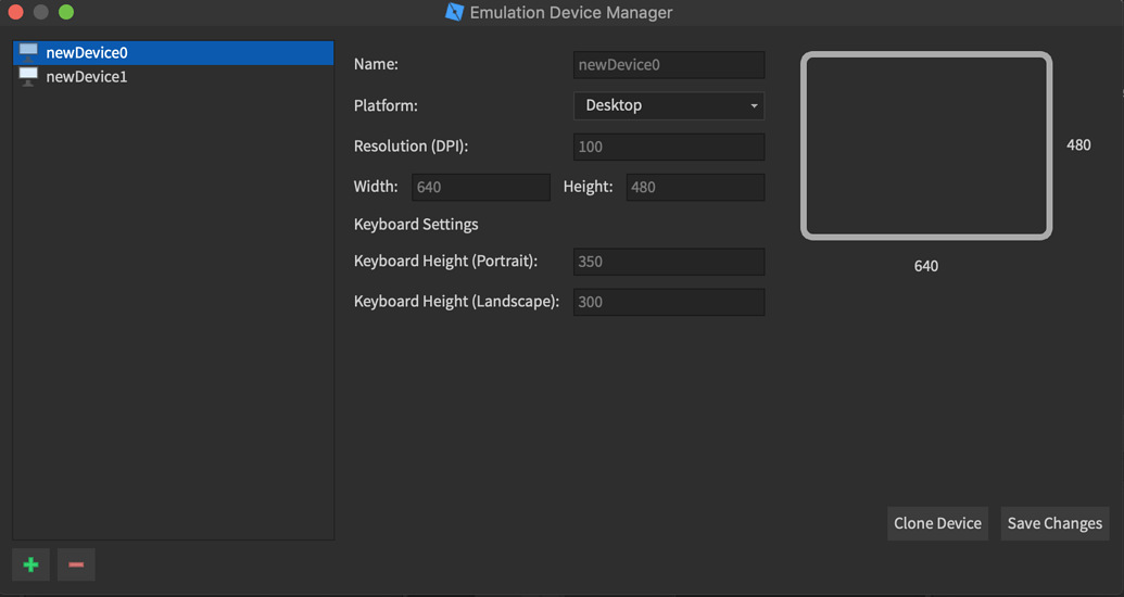Emulation - New Custom Device Manager - Announcements - Developer Forum ...