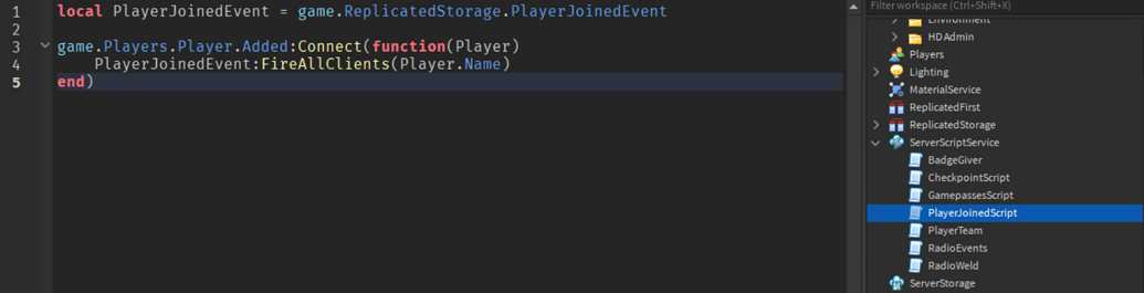 Player has joined the game feature help - Scripting Support - Developer ...