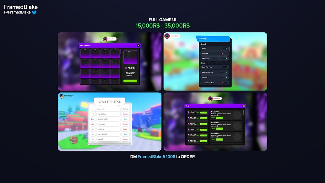 [NOW OPEN] FramedBlake | PROFESSIONAL User Interface Design ...