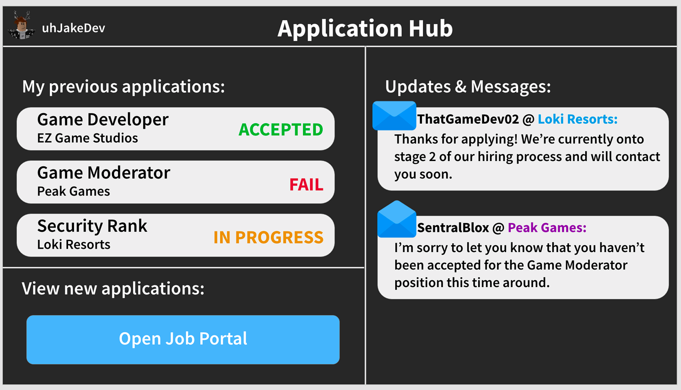 Application Centre Design - Creations Feedback - Developer Forum | Roblox