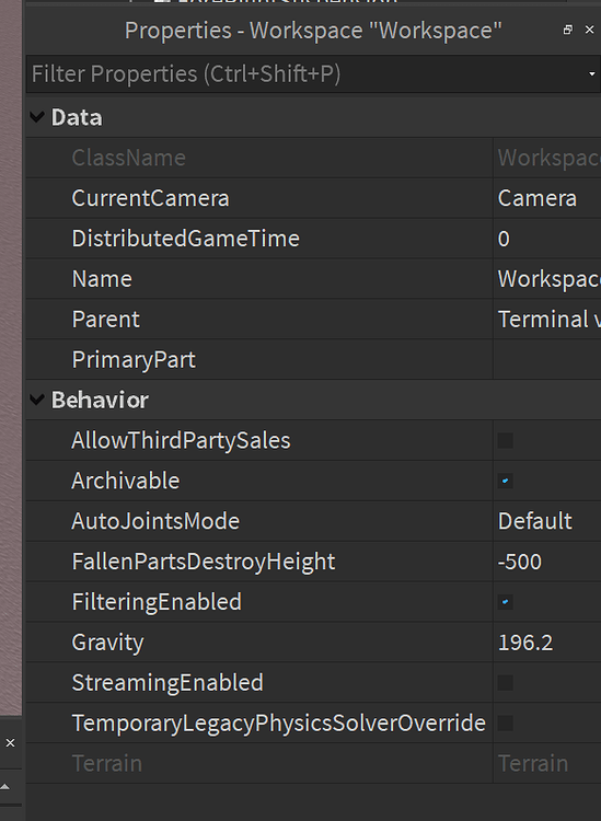 Studio complaining about PGS physics solver not being enabled when ...