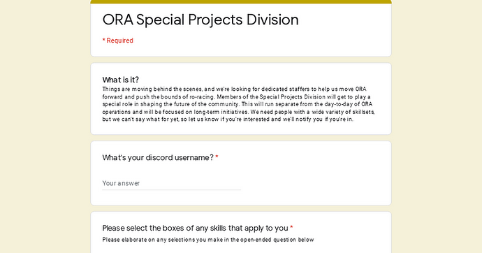 Ro-Racing development project (ORA RACING special projects division) - Recruitment - Developer ...