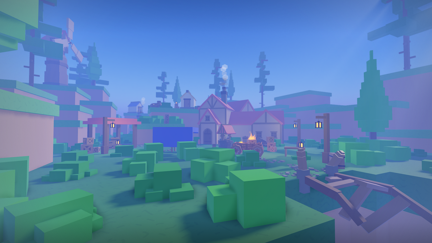 Low poly-Blocky map for an upcoming game - Creations Feedback ...