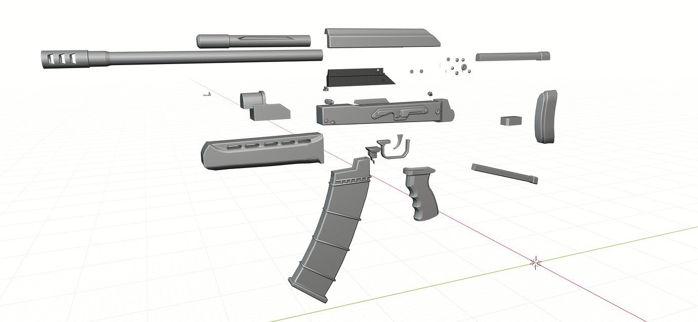 Thoughts on SAIGA 12 3D MODEL - Building Support - Developer Forum | Roblox
