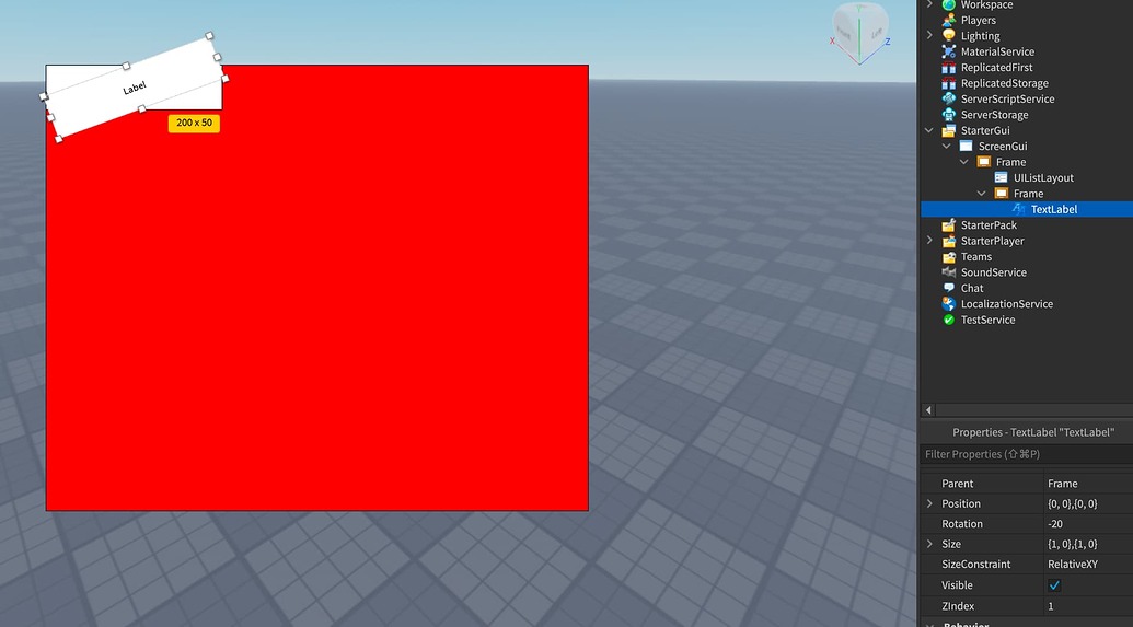 Text Rotation won't work inside a UIListLayout or UIGridLayout - Studio ...