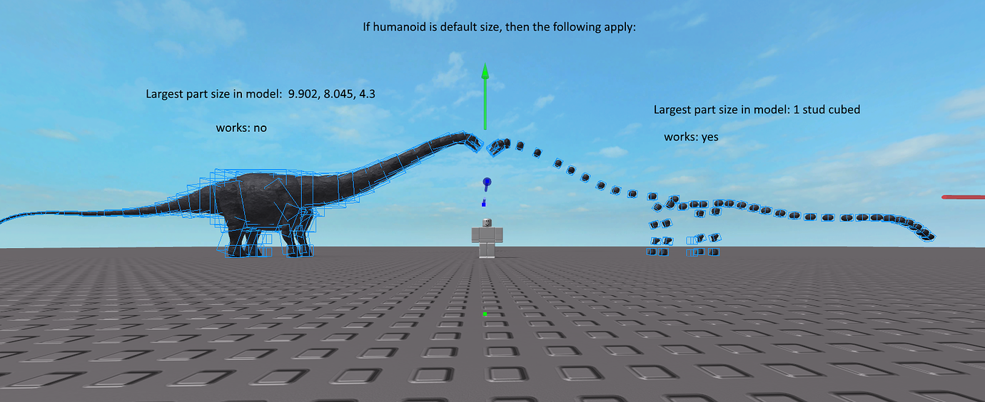 Why cant players morph into a larger morph properly, but works when the ...