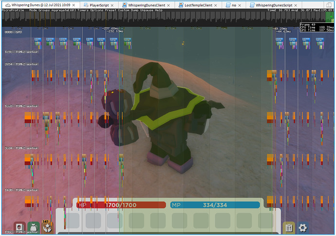 Empty MicroProfiler frames with negative GPU time - Engine Bugs - Developer Forum | Roblox