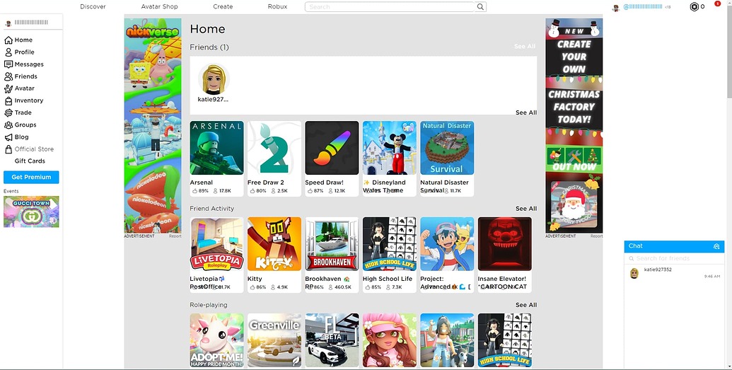 Feedback on Roblox Website Redesign Concept (Home Page) - Creations ...