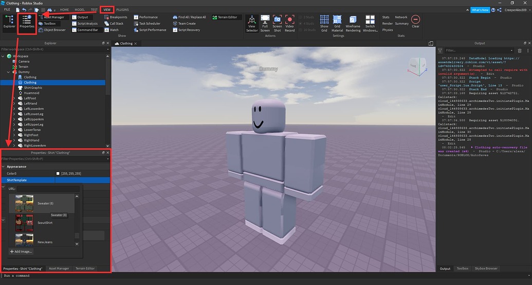 Reviewing Clothing Before Publication - Community Tutorials - Developer ...