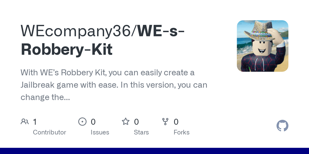 WE's Robbery Kit (Open Sourced!) - Community Resources - Developer ...