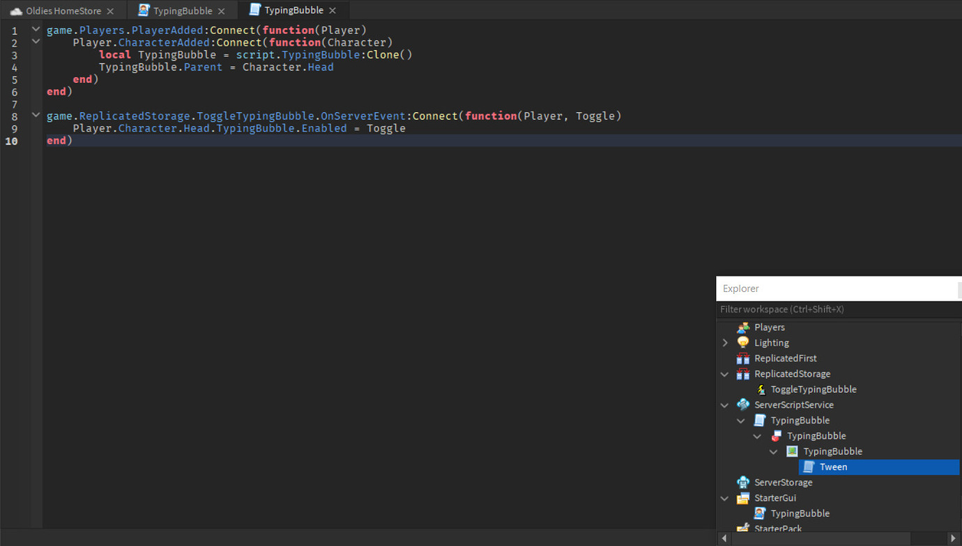 Chat Bubble Simple Script Not Working - Scripting Support - Developer ...
