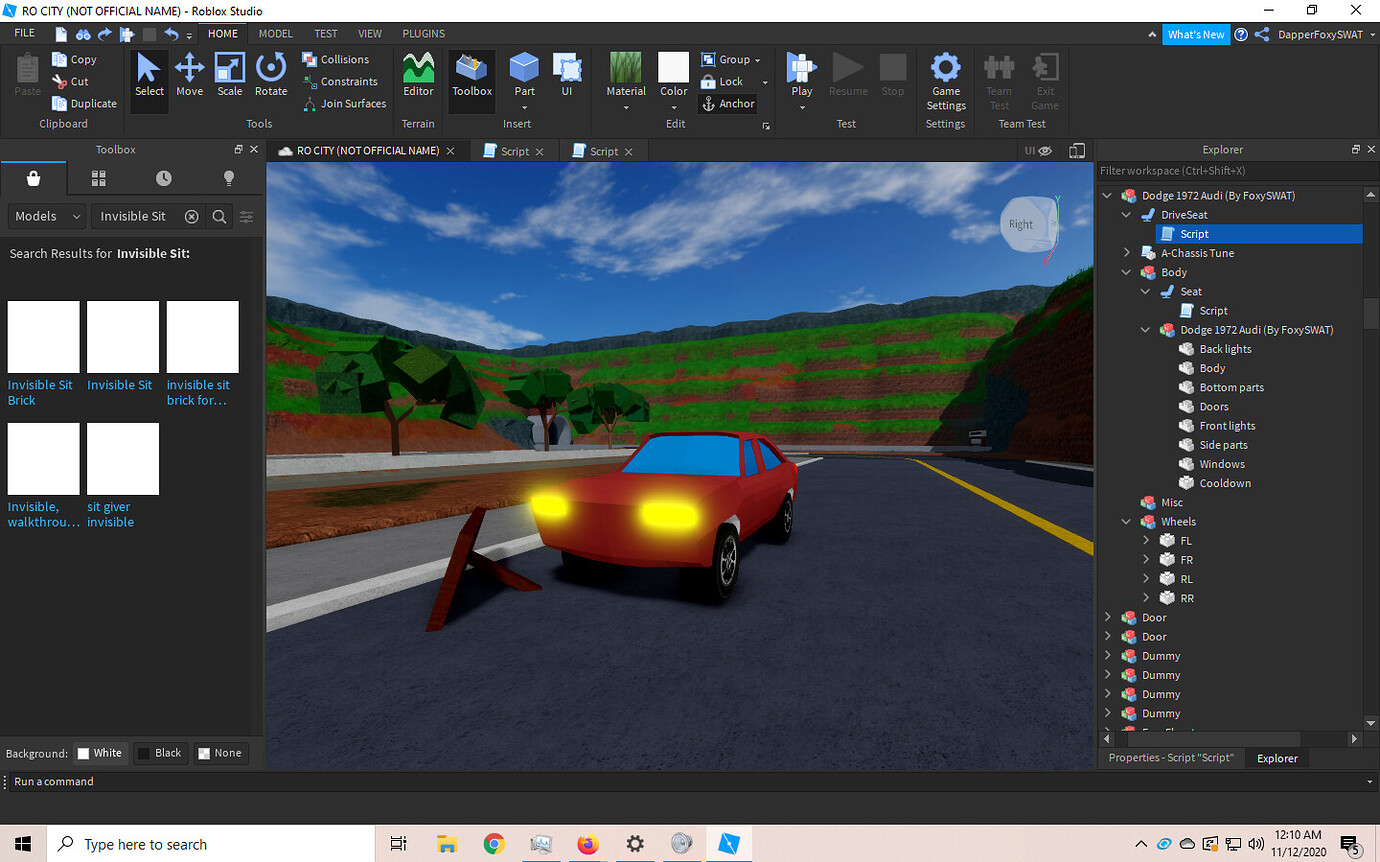How Player become invisible when sit down and become visible when unsit - Scripting Support ...