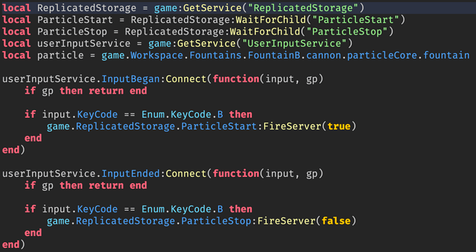 How to make particles visible to the entire server? - Scripting Support - Developer Forum | Roblox
