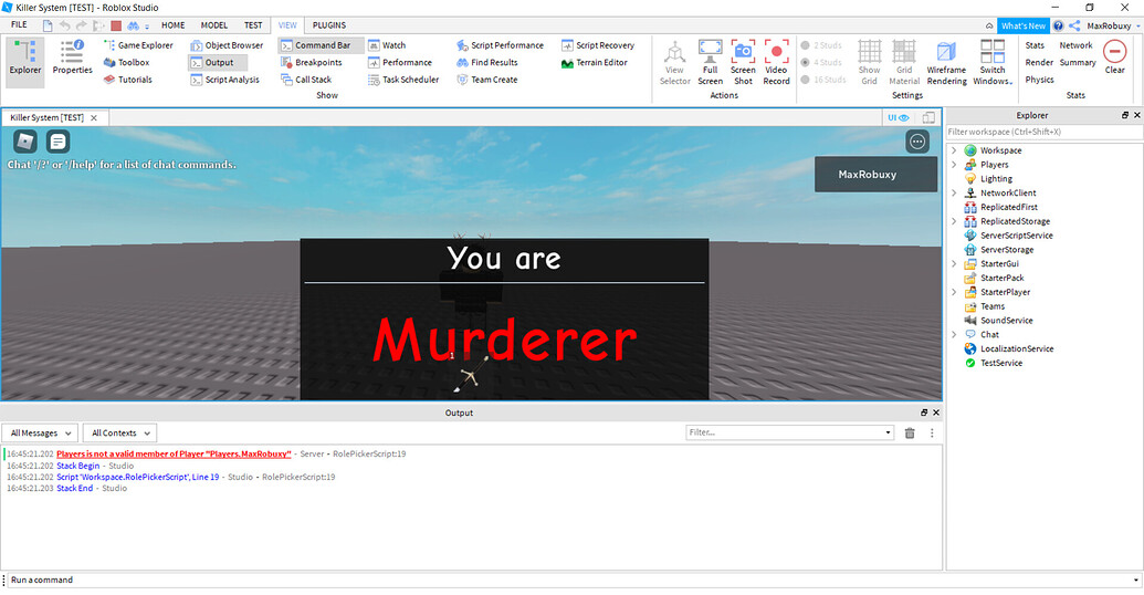How to fix "Players is not a valid member of Player "Players.MaxRobuxy" - Scripting Support ...