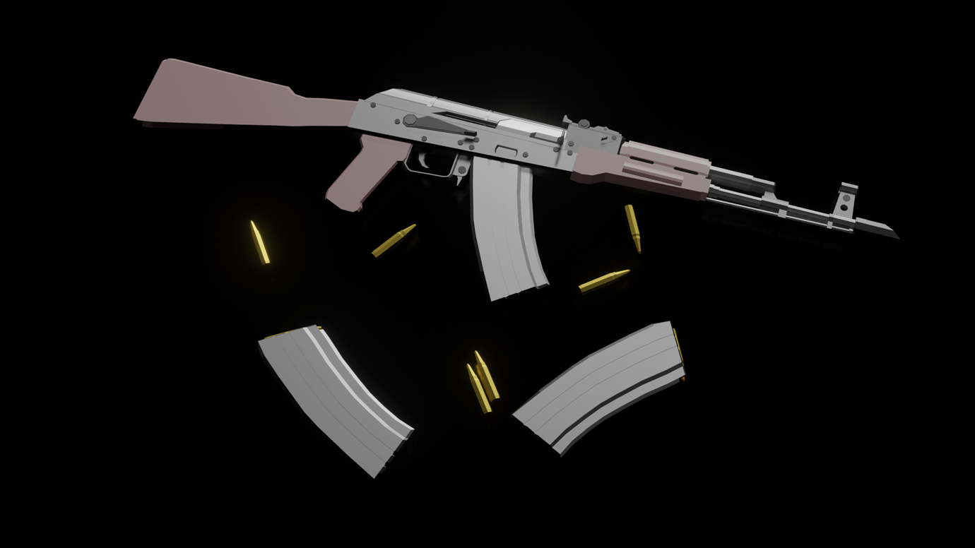 Lowpoly AKM Gun - Creations Feedback - Developer Forum | Roblox