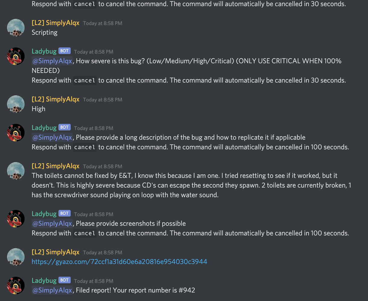 Game-Bug Bot - Verified Discord Bot - Community Resources - Developer ...
