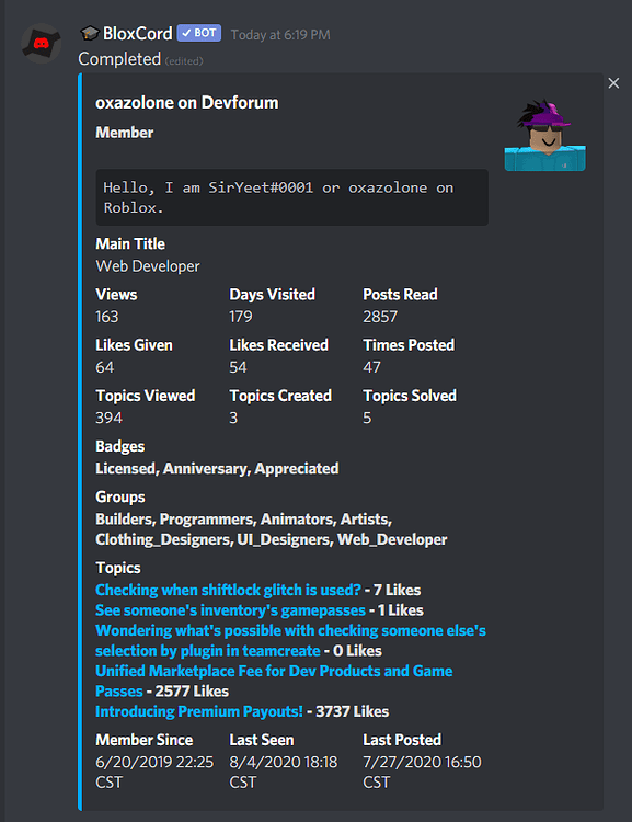 BloxCord - Secure and Reliable Ranking - Community Resources - Developer Forum | Roblox