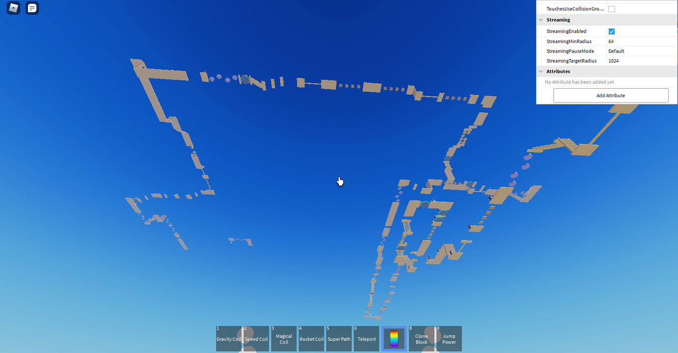 Streaming part problem with Infinite Obby Generated - Scripting Support ...