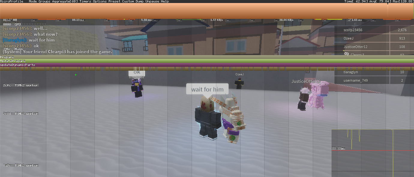 Microprofiler Analysis - Scripting Support - Developer Forum | Roblox