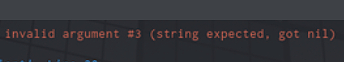 String expected got nil? - Scripting Support - Developer Forum | Roblox