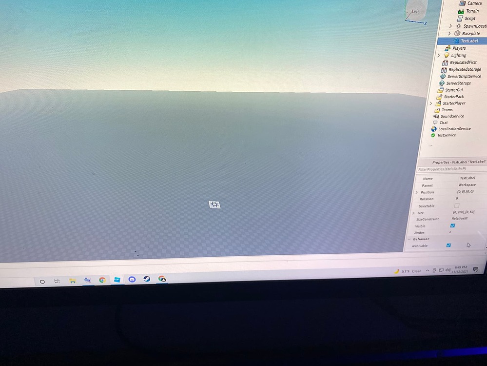 Why cant i insert a text label? - Scripting Support - Developer Forum | Roblox