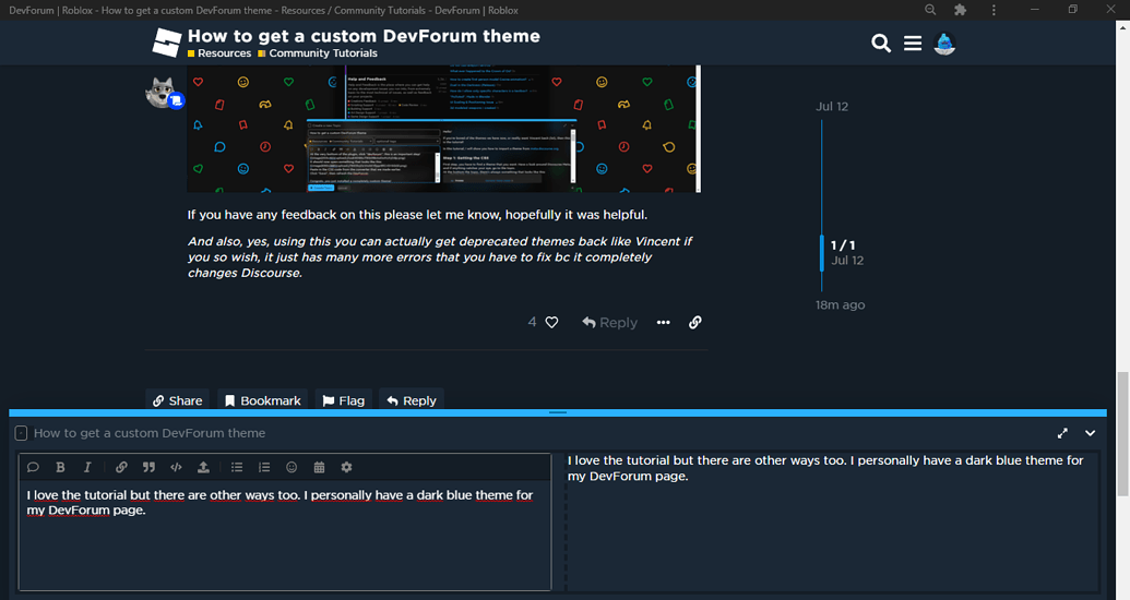 How to get a custom DevForum theme - Community Tutorials - Developer ...