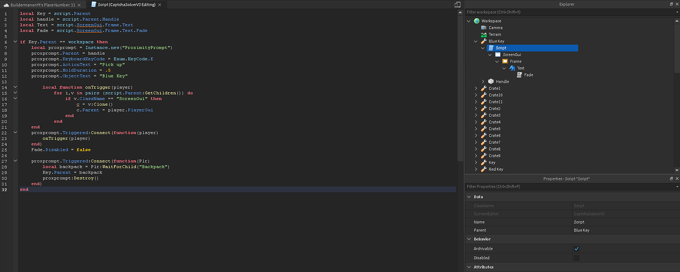 Proximity Prompt script doesn't work - Scripting Support - Developer Forum | Roblox