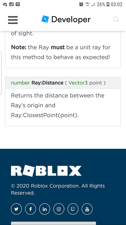 Ray Length, does it exist? - Scripting Support - Developer Forum | Roblox