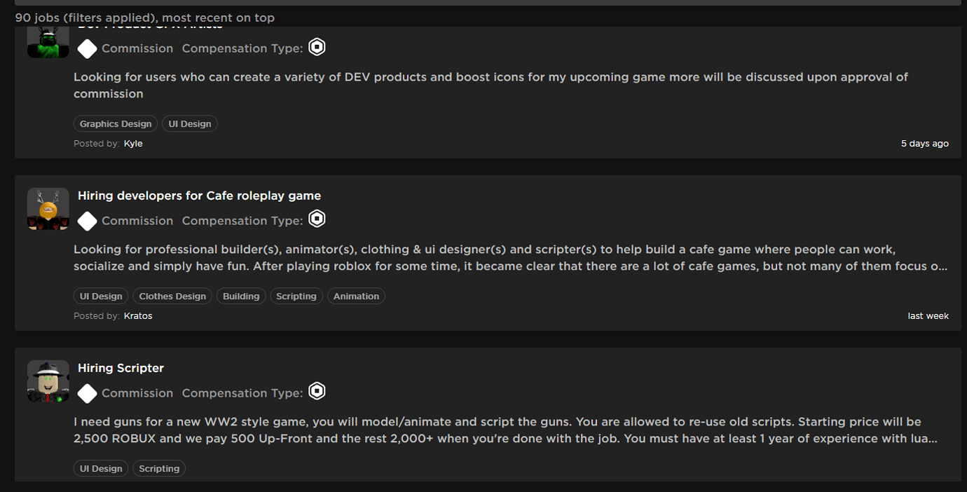 DevForum Talent Hub notifications - Forum Features - Developer Forum ...