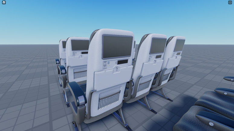 Finally Imported My Realistic Economy Class Seats! || High-Poly ...