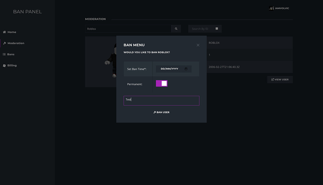Web Panel [ Ban Panel ] - Deprecated - Community Resources - Developer ...