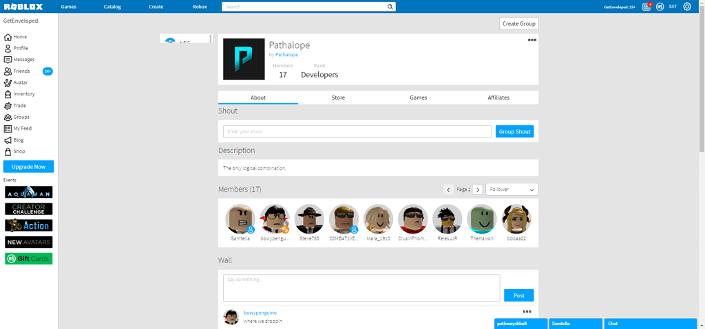 New Group Page Lists Unusable - Website Bugs - Developer Forum | Roblox