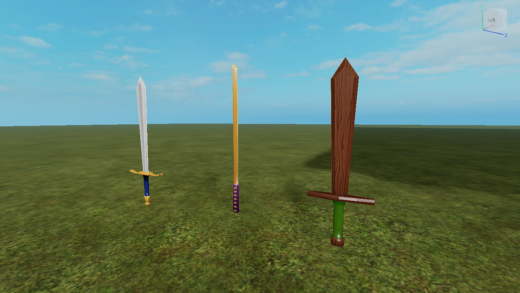 Feedback on low poly swords (Blender) - Creations Feedback - Developer ...