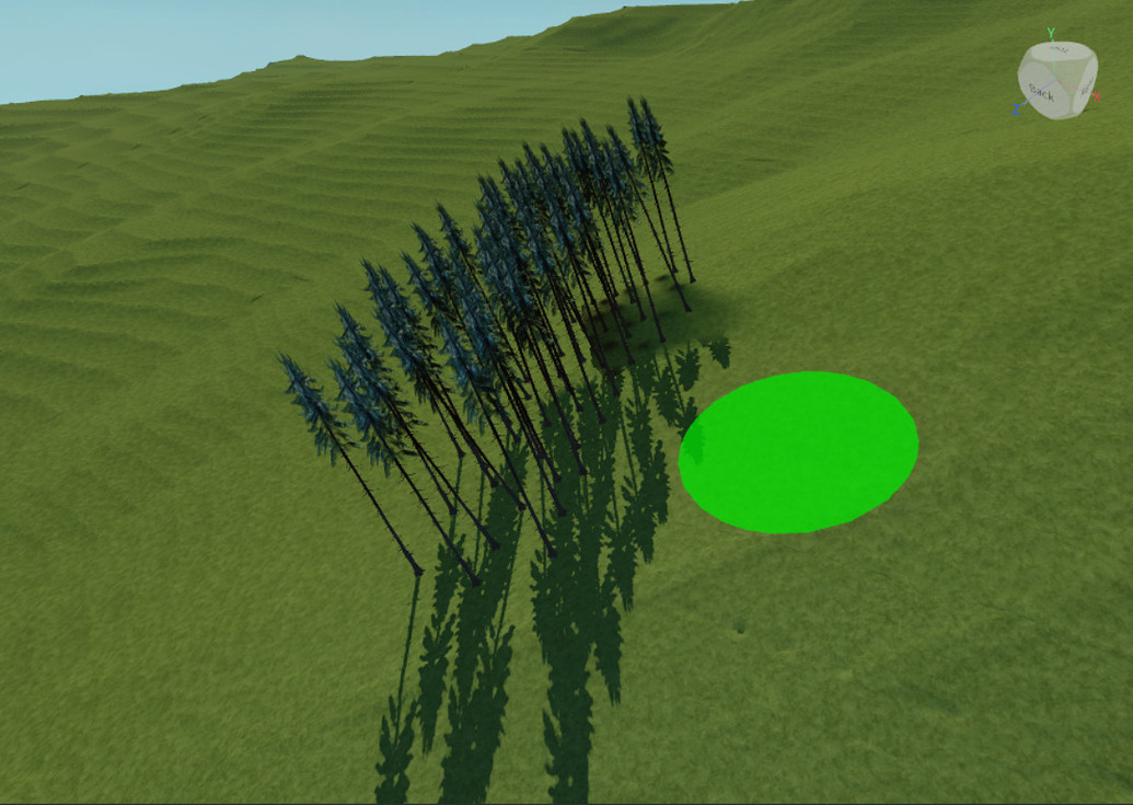 How should I scatter trees around a very big terrain? - Building ...
