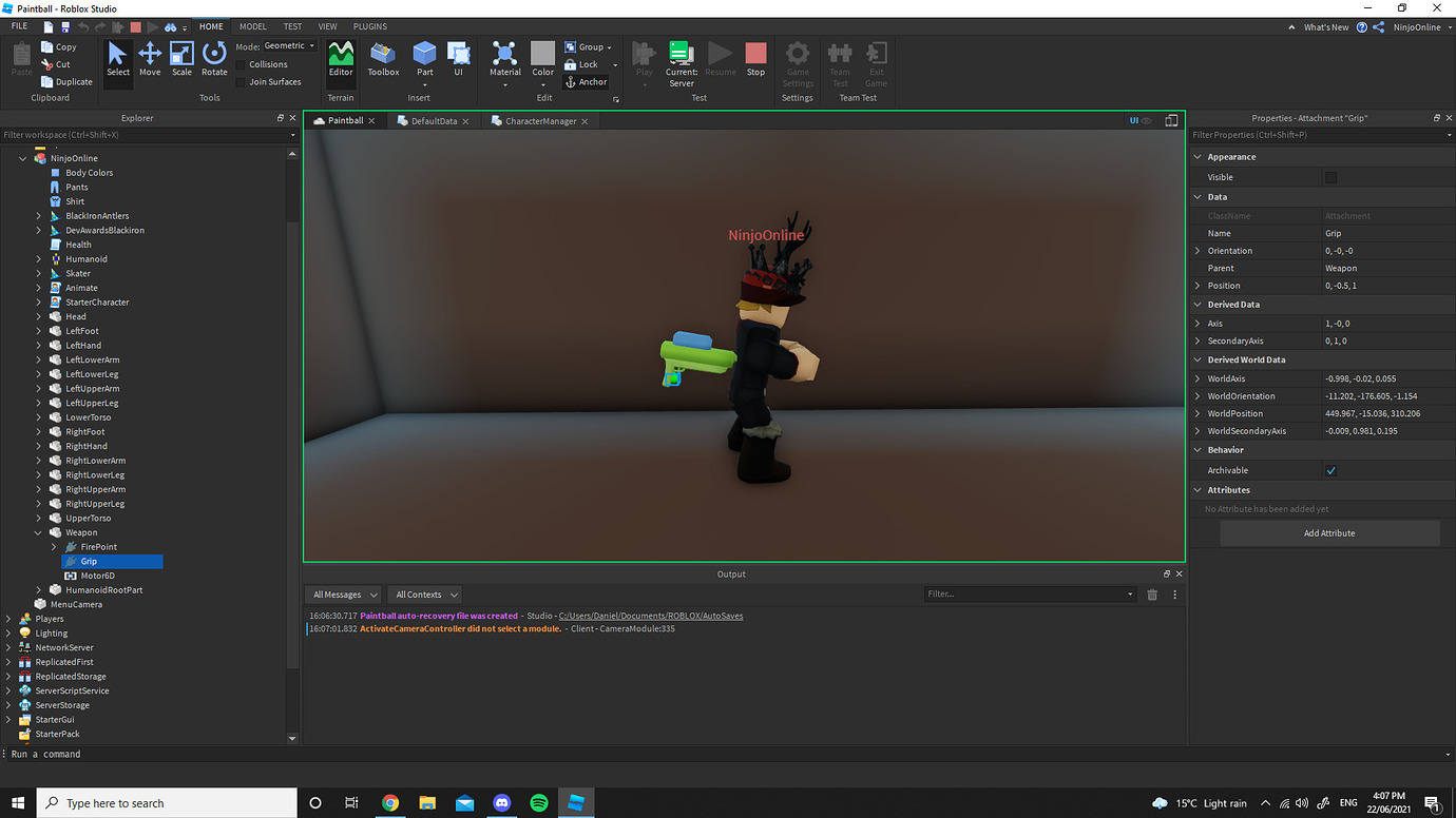 How to offset Motor6D using an attachment - Scripting Support - Developer Forum | Roblox