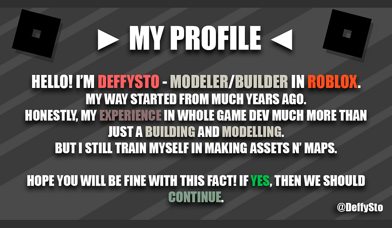 [OPENED] ROBLOX Modeler | Builder - Portfolios - Developer Forum | Roblox