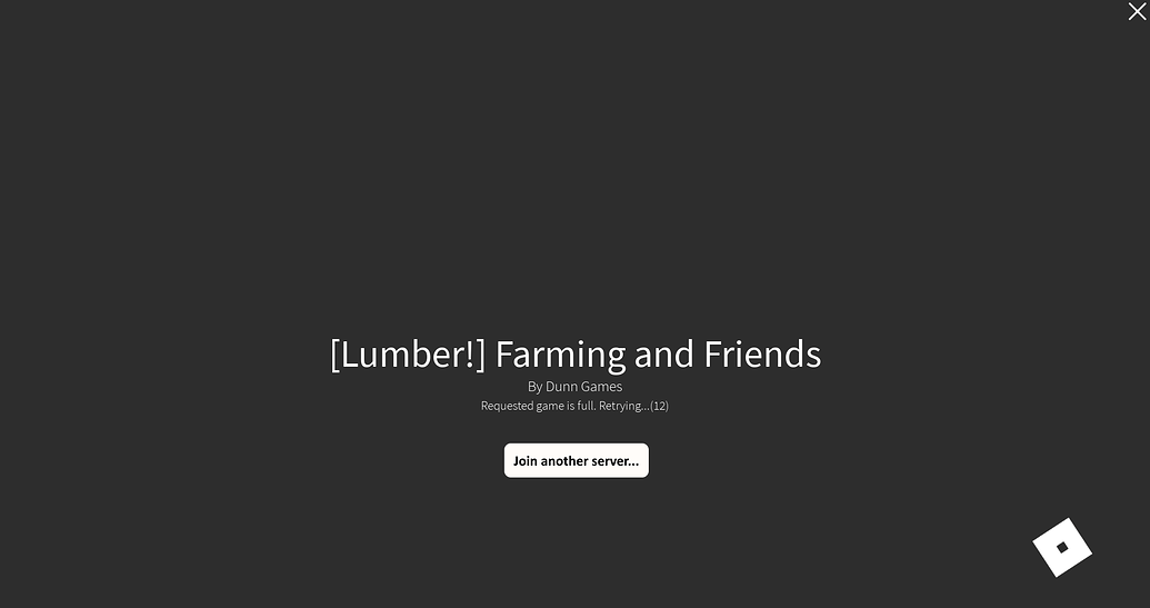 If a requested server is full, allow users to join same Game through a ...